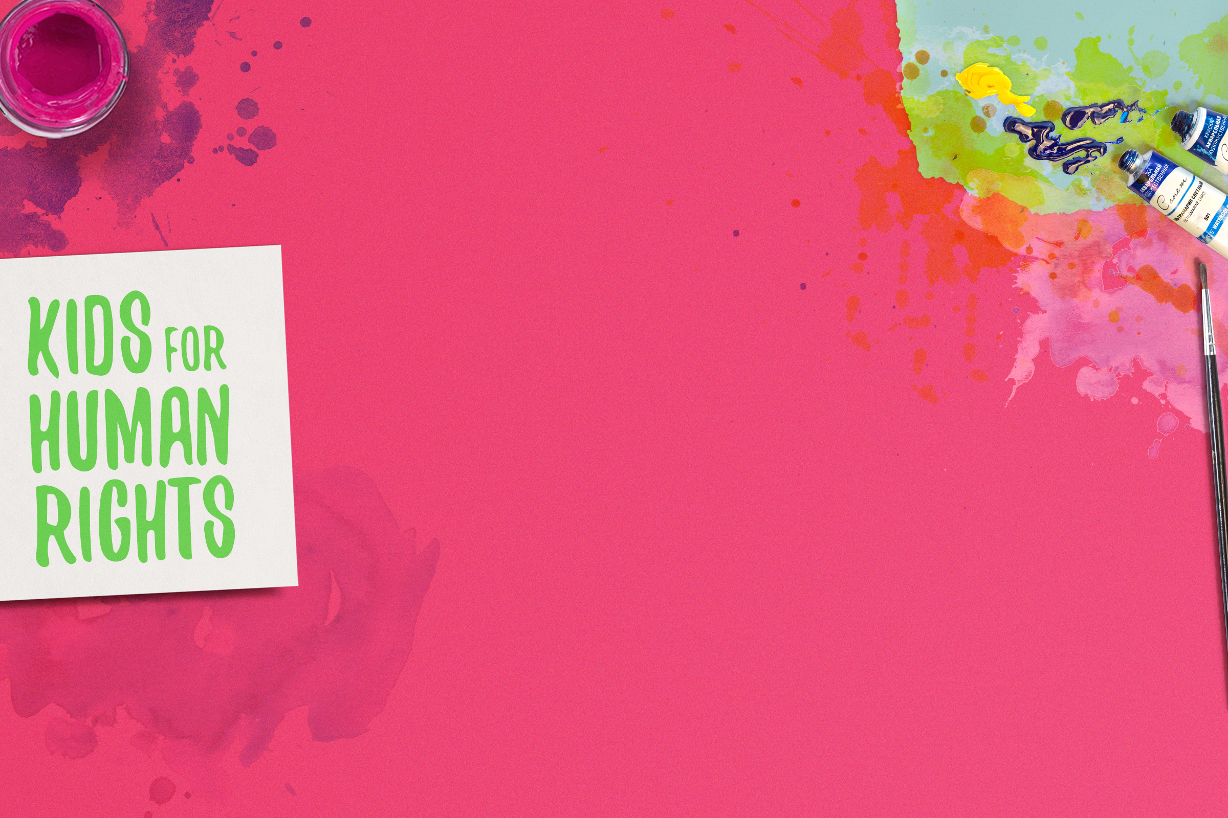 The 1st Edition of Kids 4 Human Rights International Drawing Contest